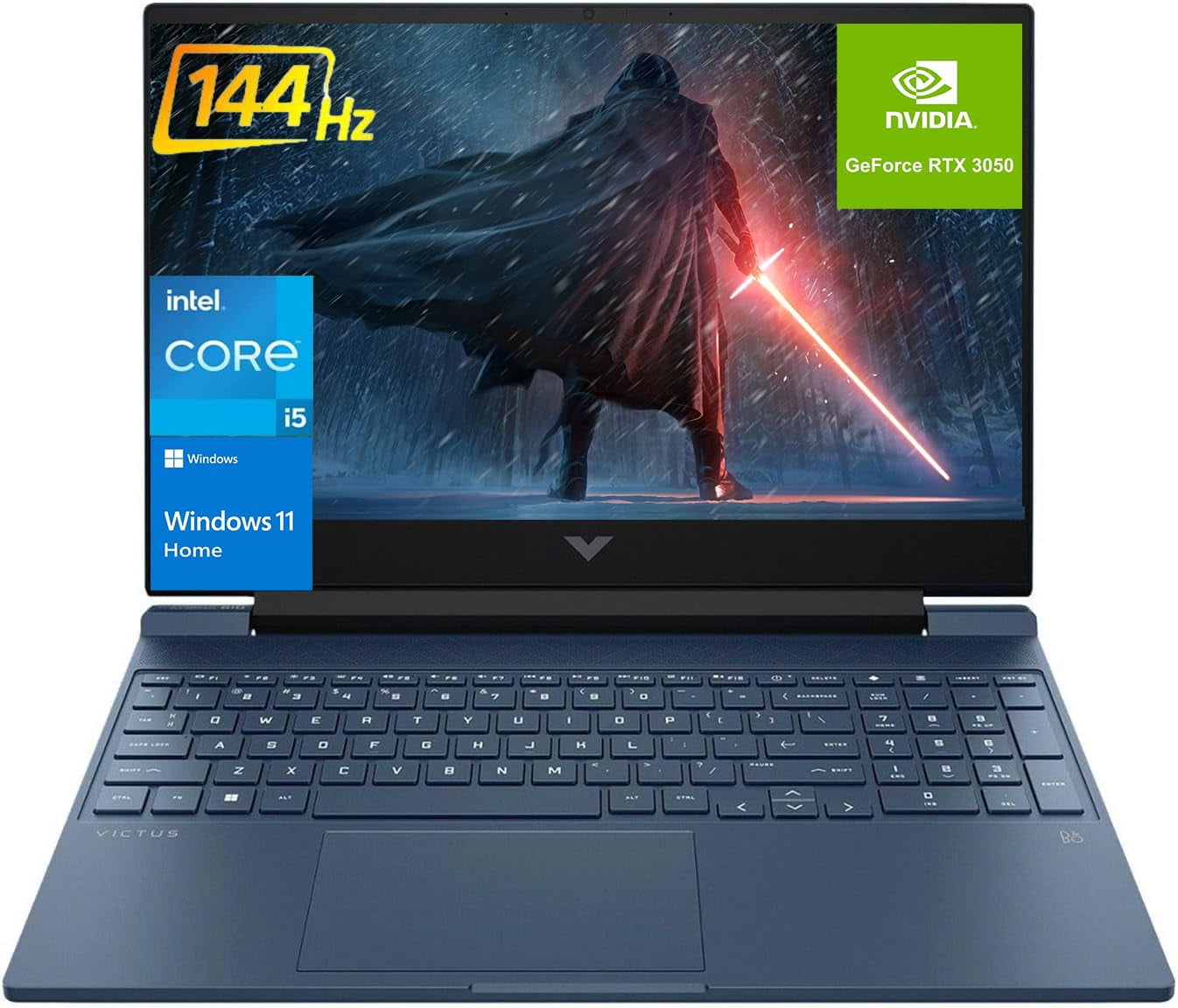 HP Victus 15.6 i5 Gaming Laptop, 15.6" FHD 144Hz Display, Intel Core i5 ...