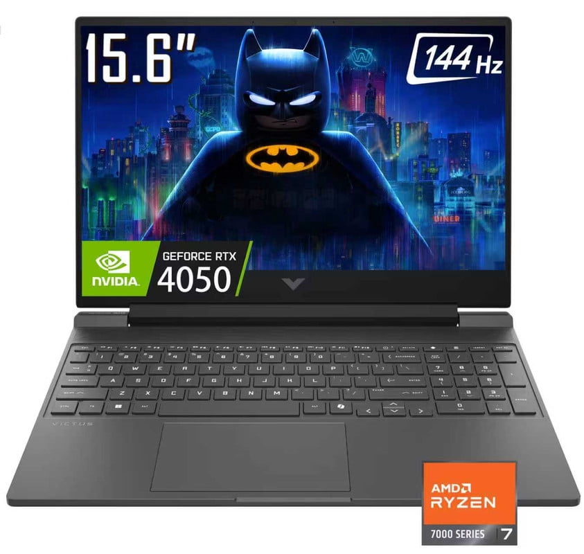 HP Victus 15 Gaming Laptop, 15.6" 1920 x 1080 FHD 144Hz LED IPS Display ...
