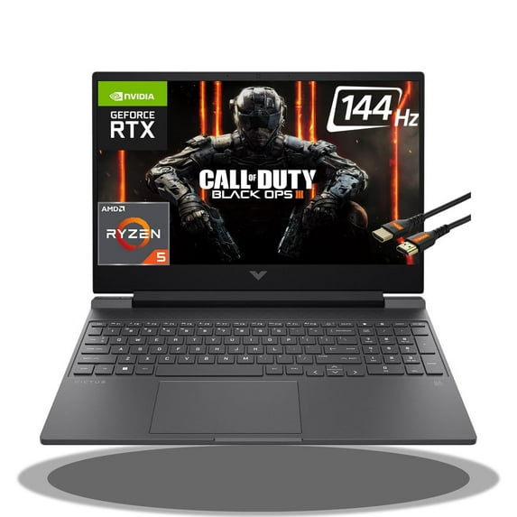 HP Victus 15 Gaming Laptop 15.6" FHD IPS 144Hz AMD 7000 Ryzen 5 7535HS ...