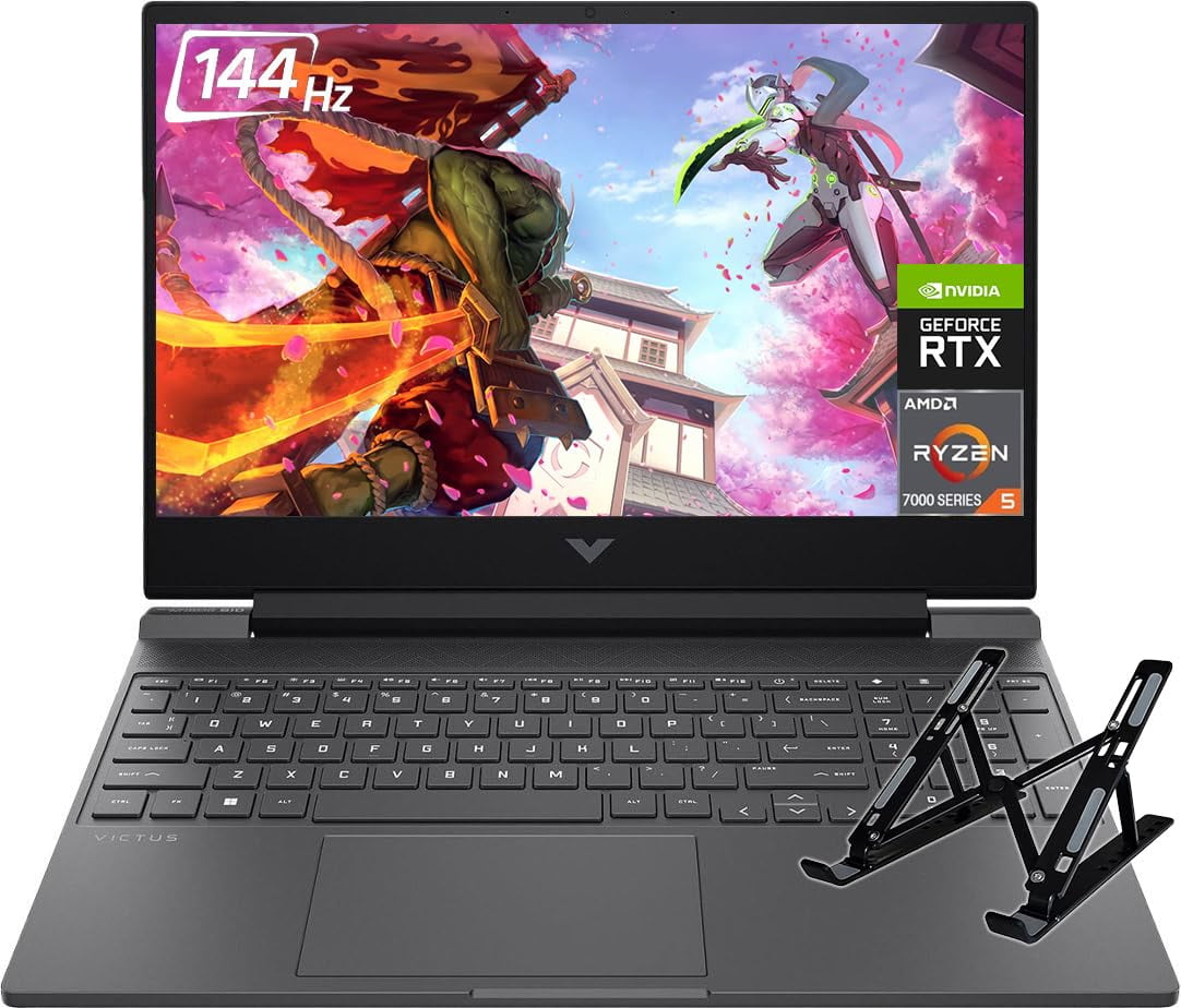 HP Victus 15 Gaming Laptop, 15.6" FHD IPS 144Hz Display, 6-Core AMD ...