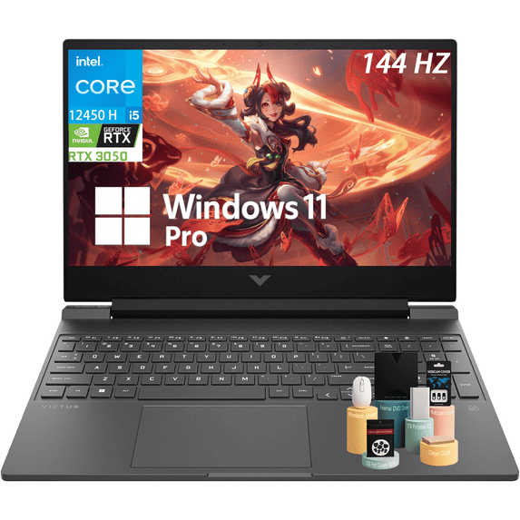 HP Victus 15 Gaming Laptop, 15.6" FHD IPS 144Hz Display, Intel 8-core ...