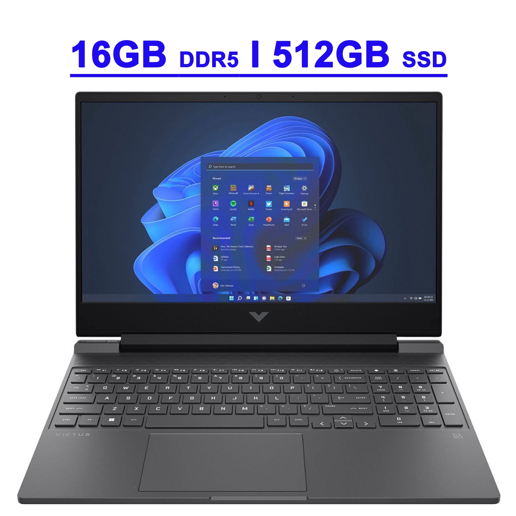 HP Victus 15 Premium Gaming Laptop 15.6" FHD IPS Anti-glare 144Hz AMD 6 ...