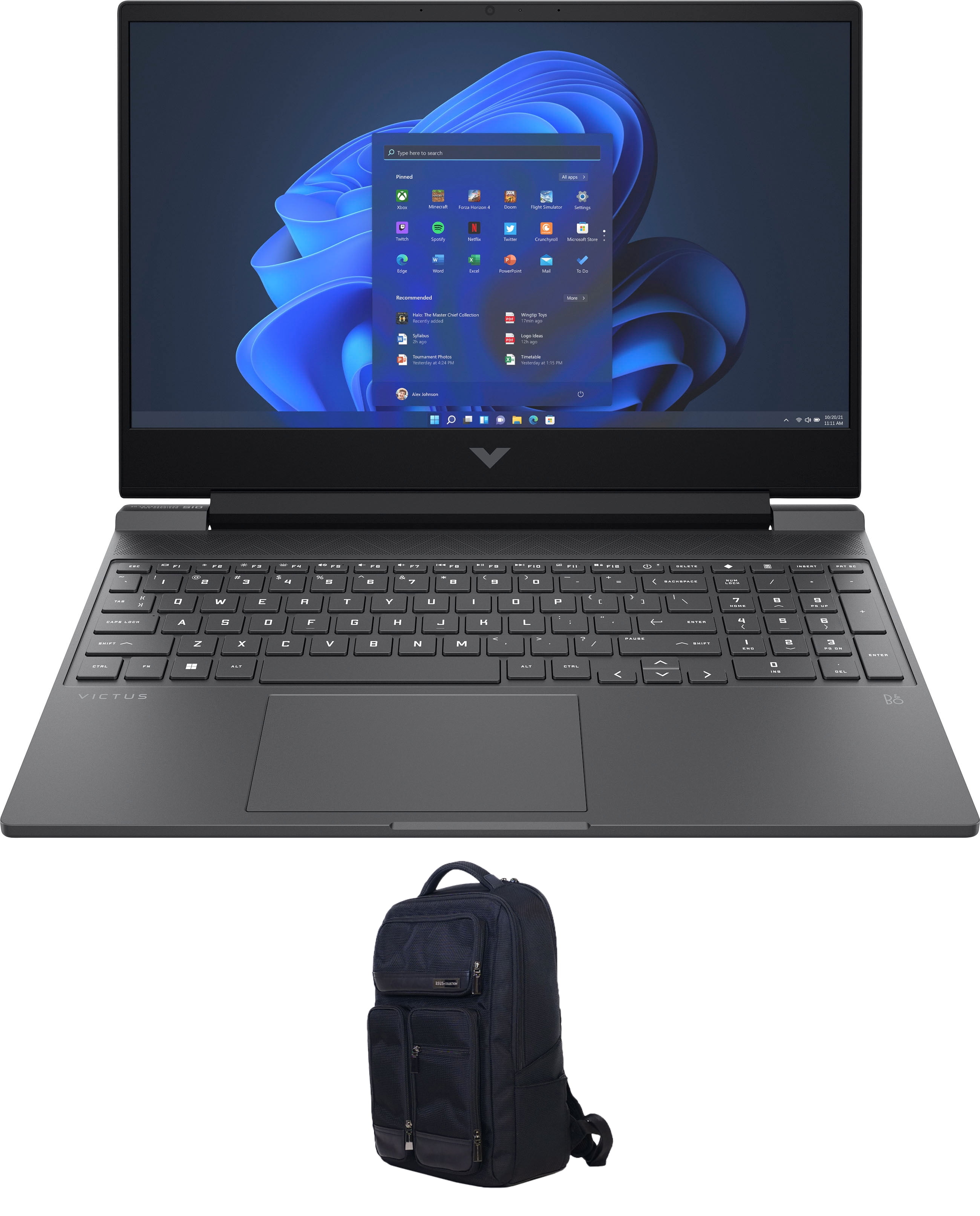 HP Victus 15-fa0031dx Gaming/Entertainment Laptop (Intel i5-12450H 8 ...