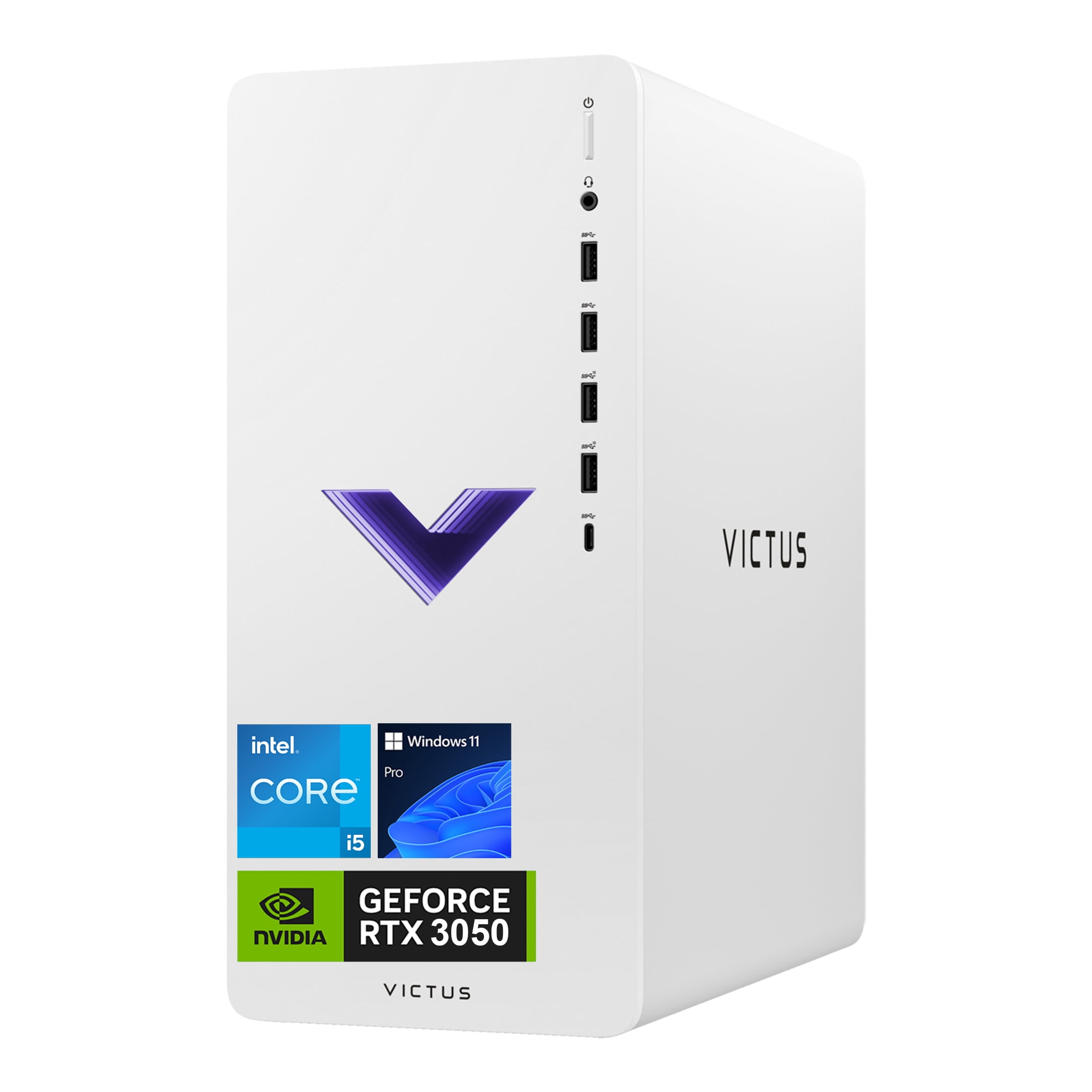 HP Victus 15L i5 RTX 3050 Premium Gaming Desktop, Intel i5-13400 (Beat ...