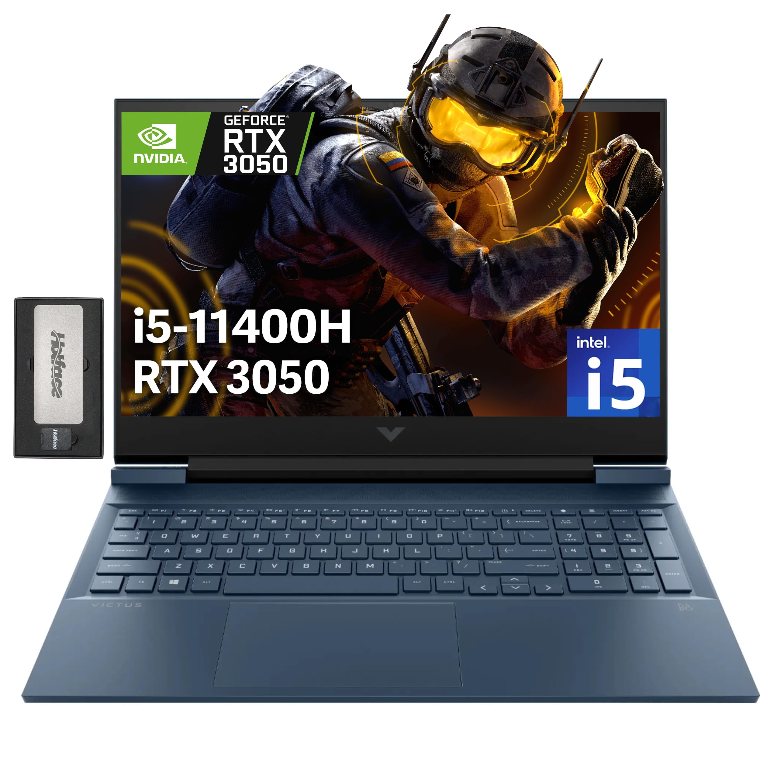 HP Victus 16.1" FHD IPS Gaming Laptop, Intel i5-11400H, 64GB RAM, 2TB ...