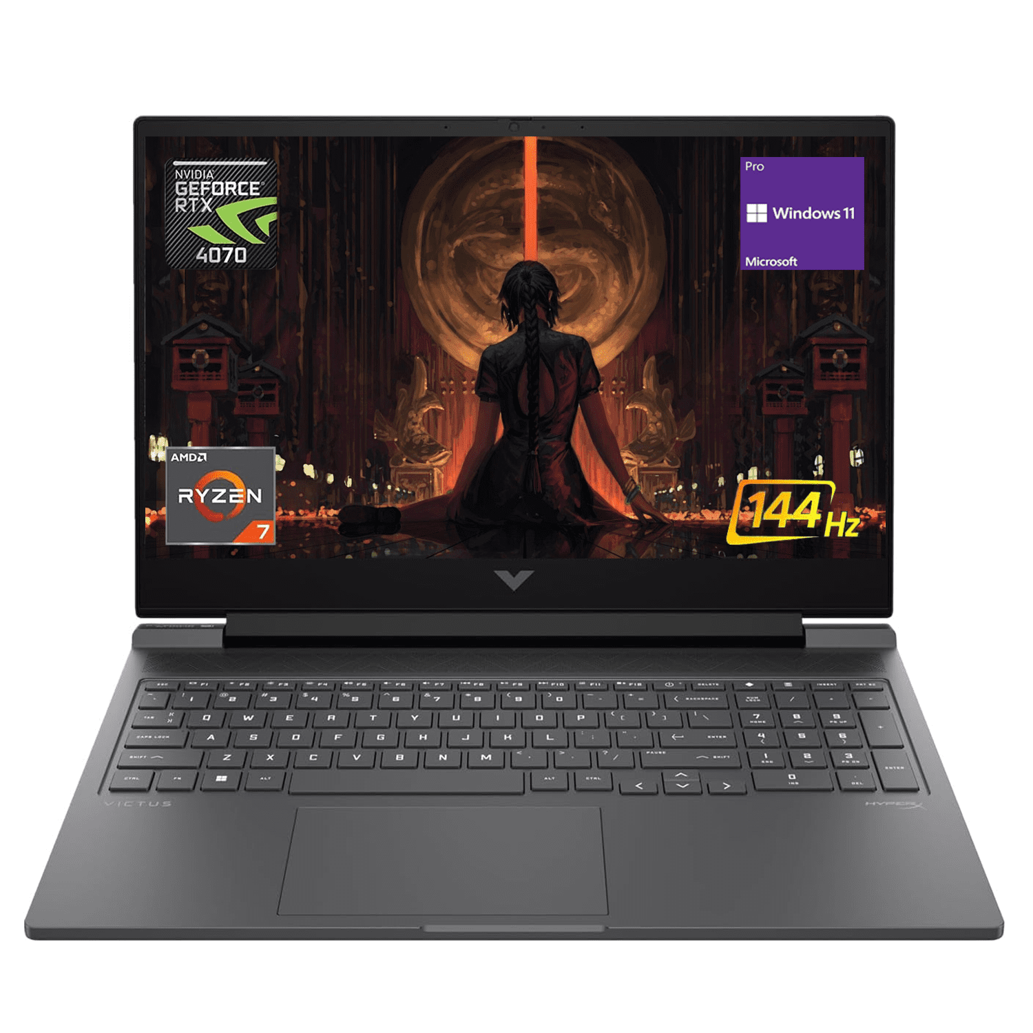 HP Victus 16.1" Gaming Laptop, 16.1" FHD 144Hz, AMD Ryzen 7 8845HS ...
