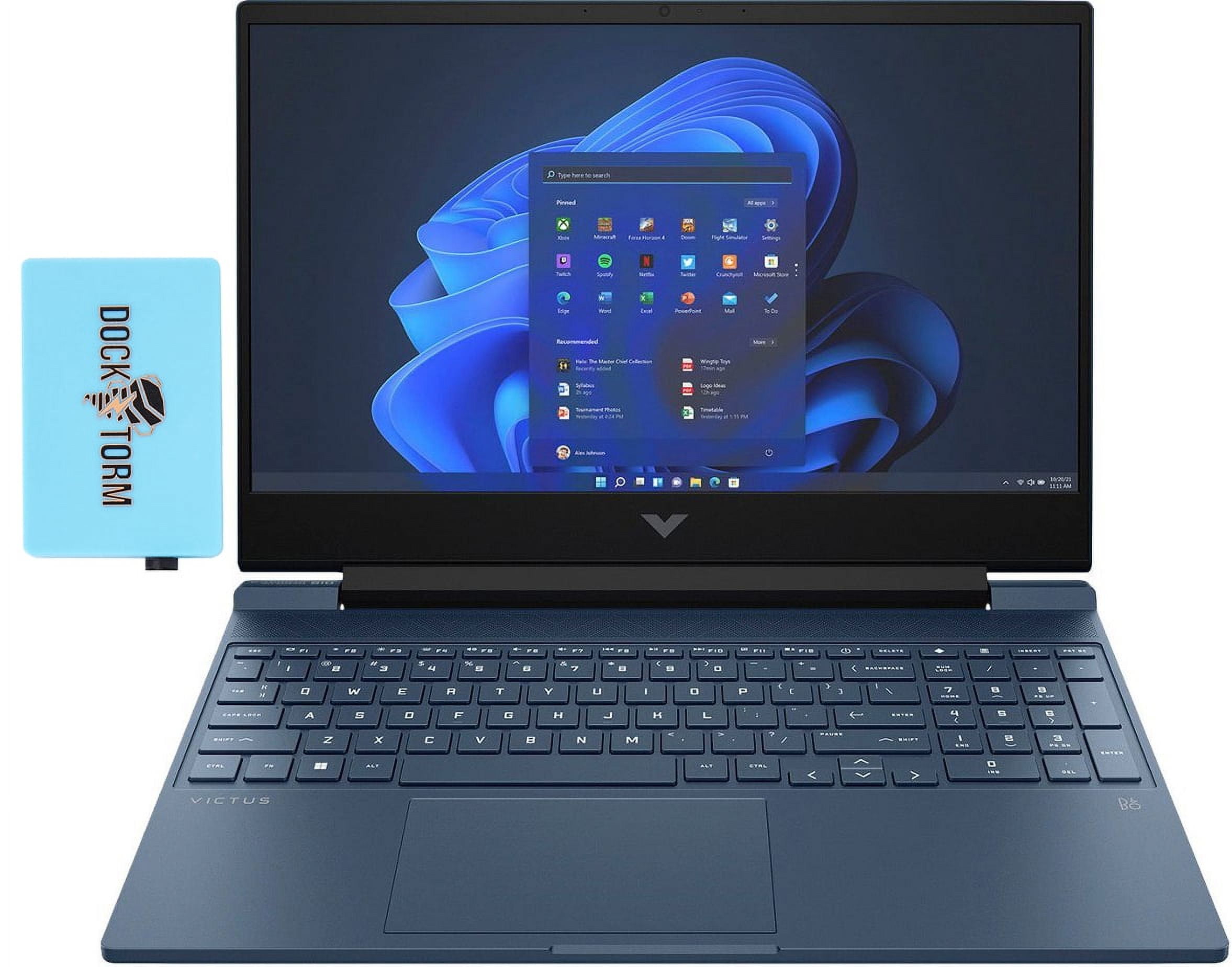 HP Victus Gaming/Entertainment Laptop (Intel i7-12650H 10-Core, 15.6in 144 Hz Full HD (1920x1080 ...
