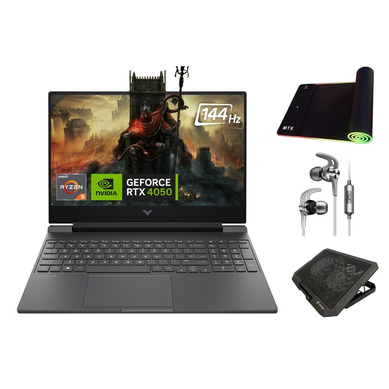 HP Victus Gaming Laptop, 15.6" FHD 144Hz Display, Ryzen 5-8645HS (Beats ...