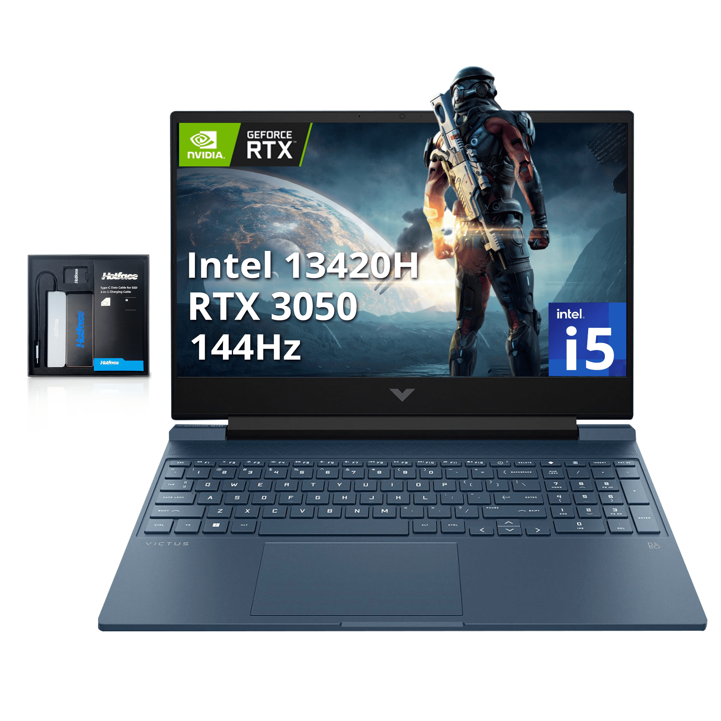 HP Victus Gaming Laptop, 15.6" FHD 144Hz IPS Display, Intel Core i5 ...