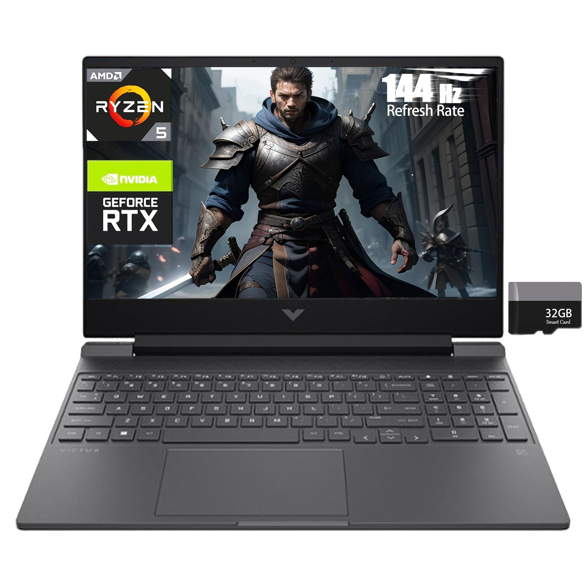 HP Victus Gaming Laptop, 15.6" FHD IPS 144Hz Display, AMD Ryzen 5 ...