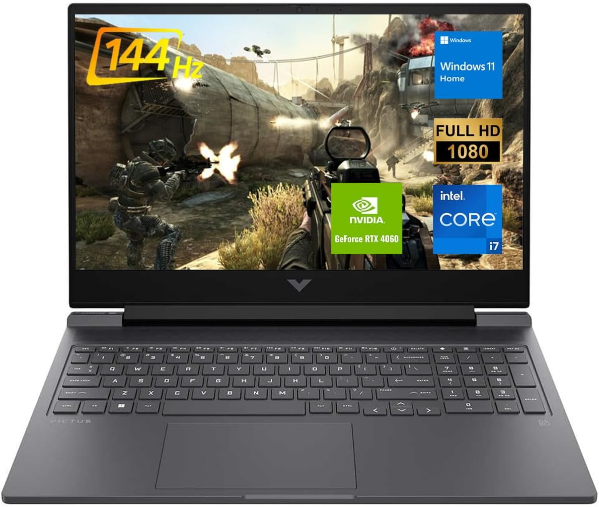 HP Victus Gaming Laptop, 16.1" Anti-Glare IPS Micro-Edge FHD, Intel Core i7-13700HX, NVIDIA ...