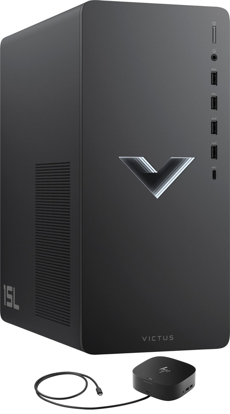 HP Victus TG02 Gaming/Entertainment Desktop PC (Intel i3-12100F 4-Core ...