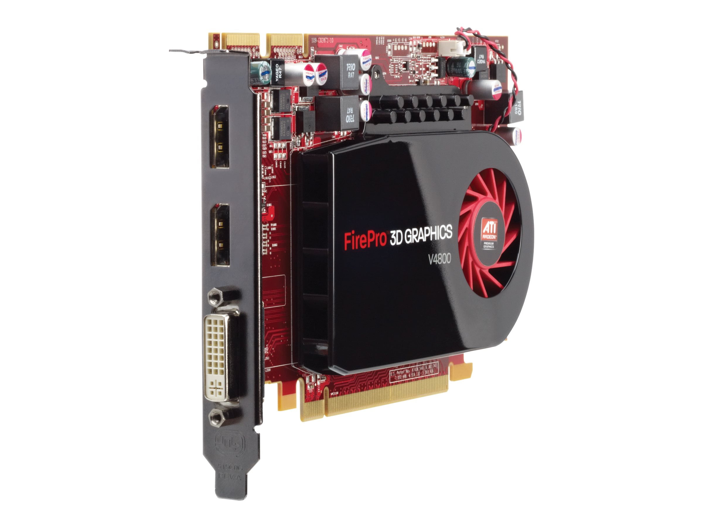 HP WL049AT FirePro V4800 Graphic Card, 1 GB GDDR5 SDRAM, PCI Express 2. ...