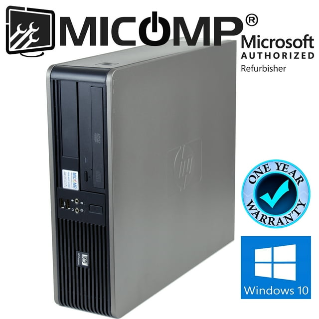 HP Windows 10 Home Desktop Computer PC 2.93Ghz 4GB 1TB DVD - Walmart.com