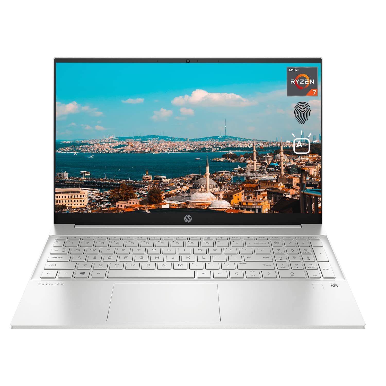 HP [Windows 11 Home] Newest Pavilion Laptop, 15.6" Full HD Display, AMD Ryzen 7 5700U Processor ...