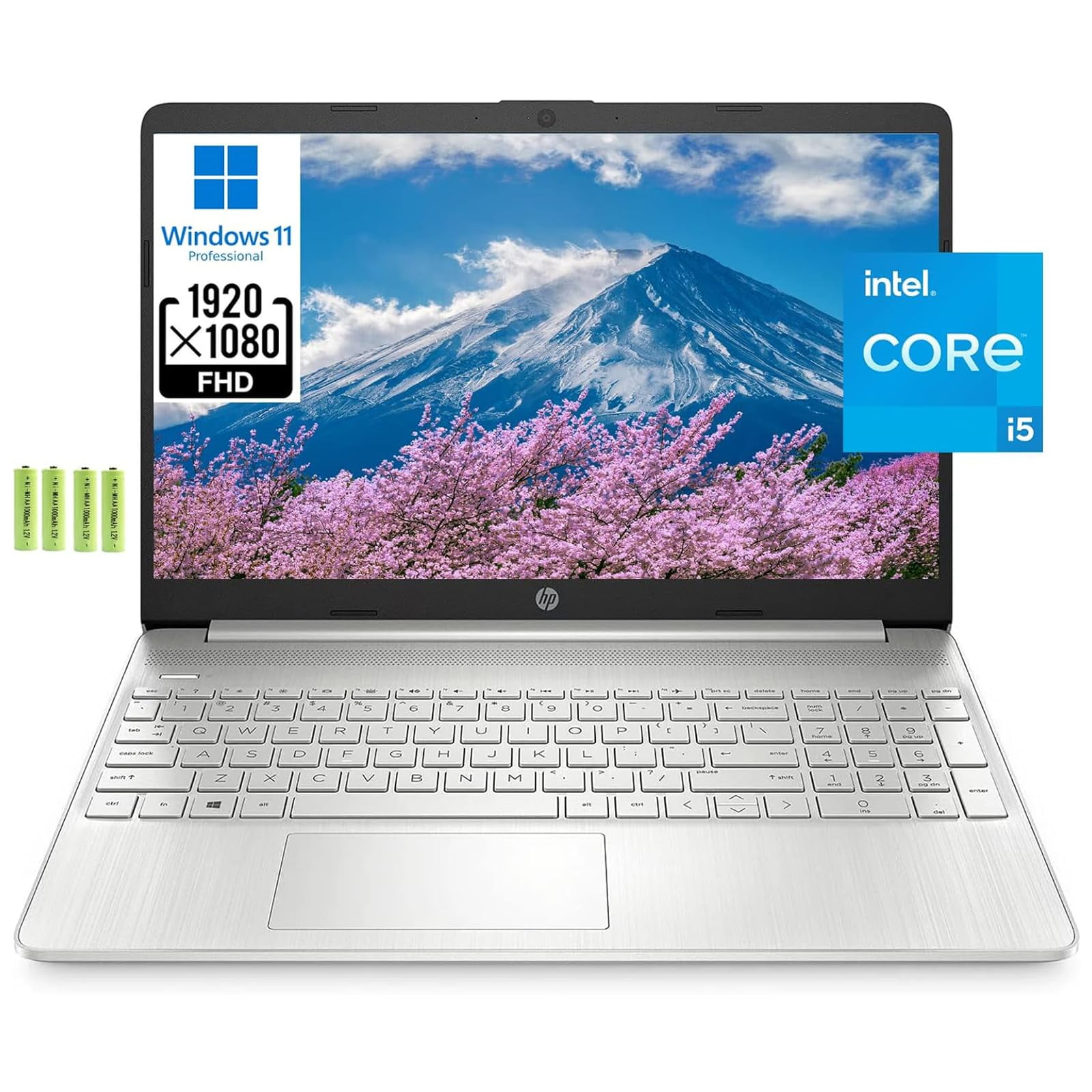 HP Windows 11 Pro 15 15.6" FHD Business Laptop Computer,11th Gen Intel ...