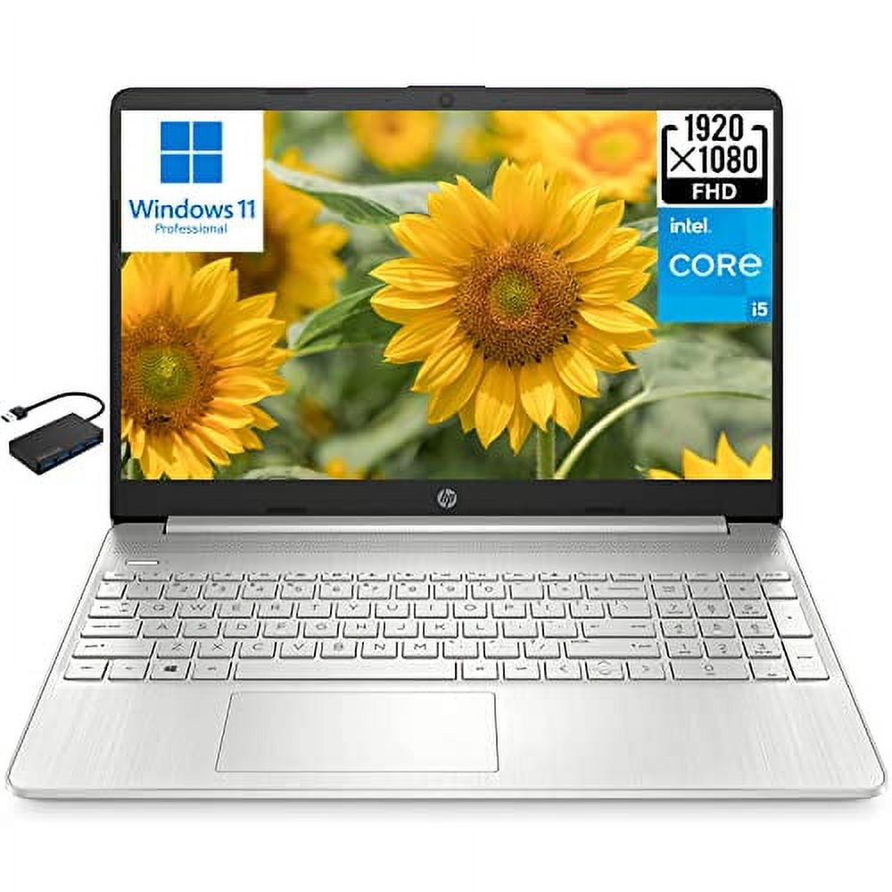 HP [Windows 11 Pro] 15 15.6" FHD Business Laptop Computer, 11th Generation Intel 4-core i5 ...