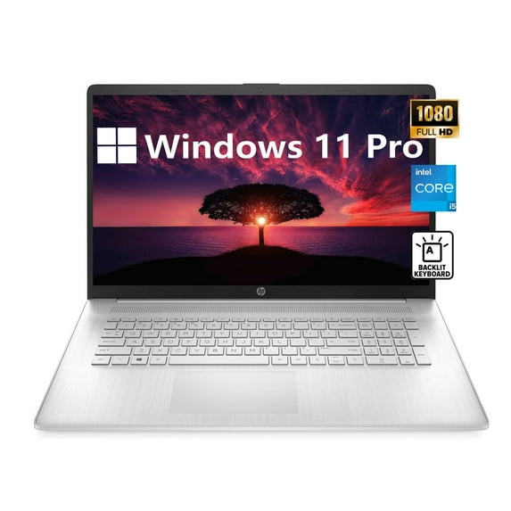 HP [Windows 11 Pro] Business Laptop, 11th Gen Intel Core i5-1135G7, 17. ...