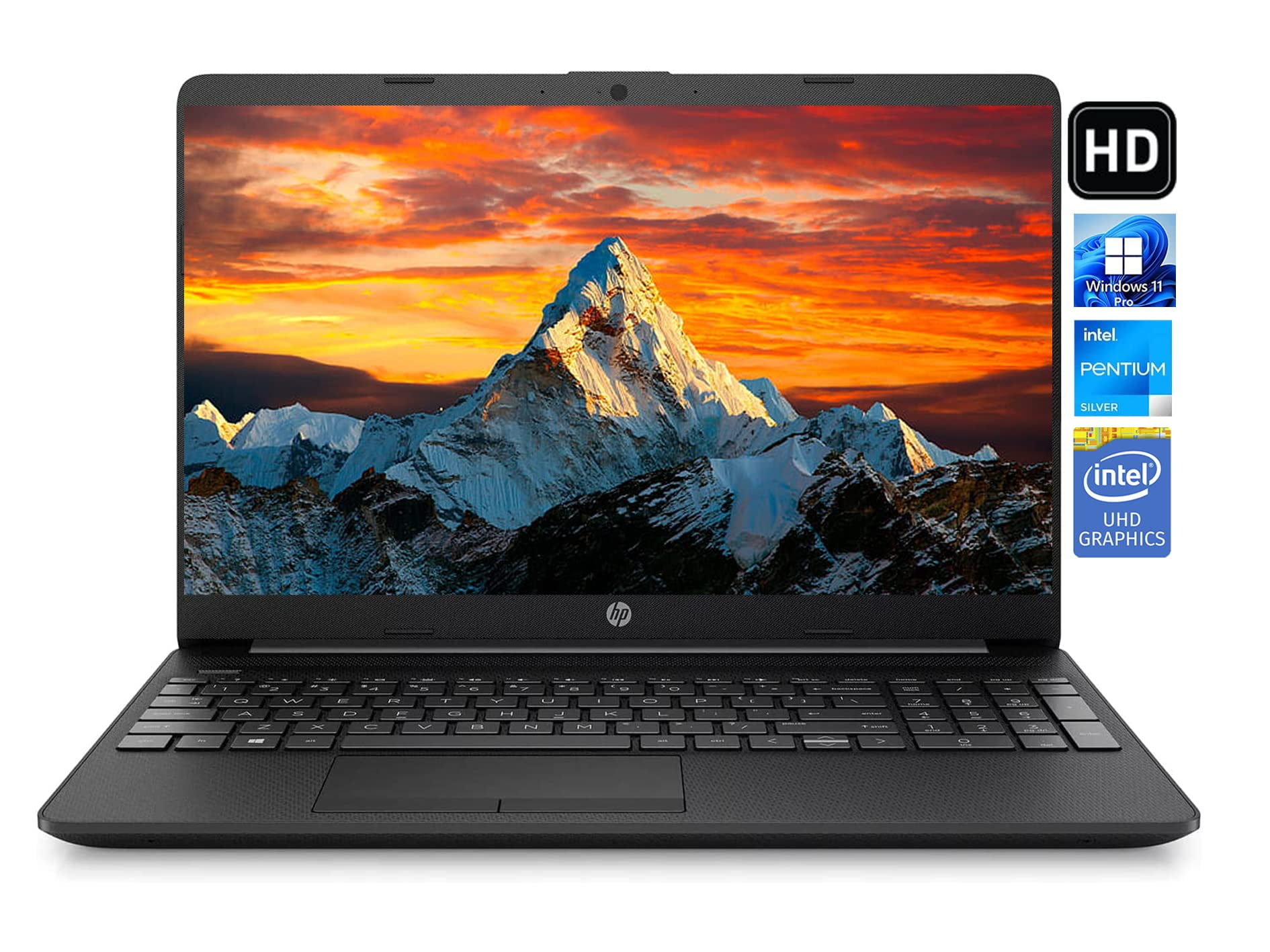 HP [Windows 11 Pro] Business Laptop, 15.6" HD Display, Intel Pentium ...