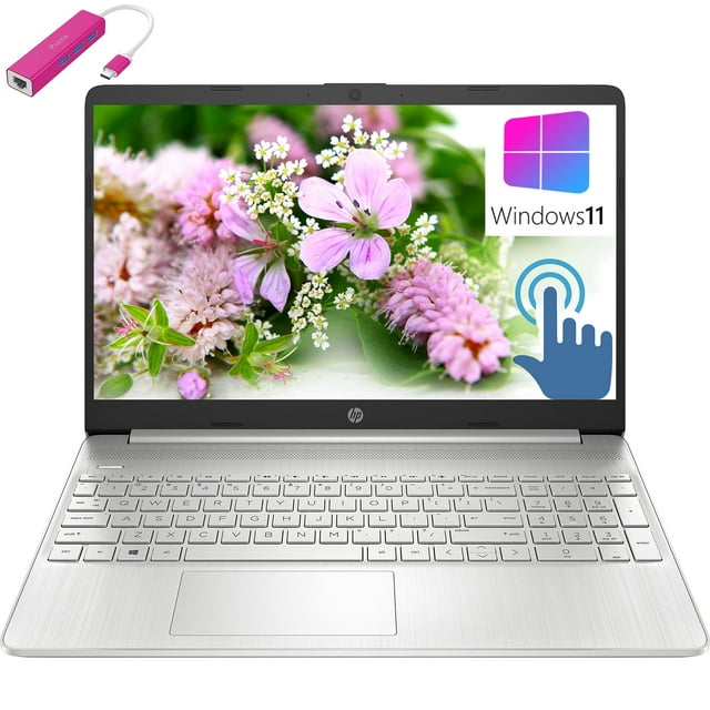 HP [Windows 11 S] 15 15.6" Touchscreen Laptop Computer, AMD Ryzen 3 ...