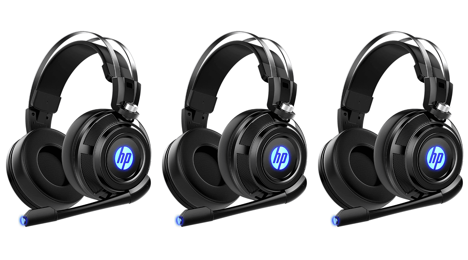 (3 pack) HP Wired Stereo Gaming Headset with mic, for PS4, Xbox One ...