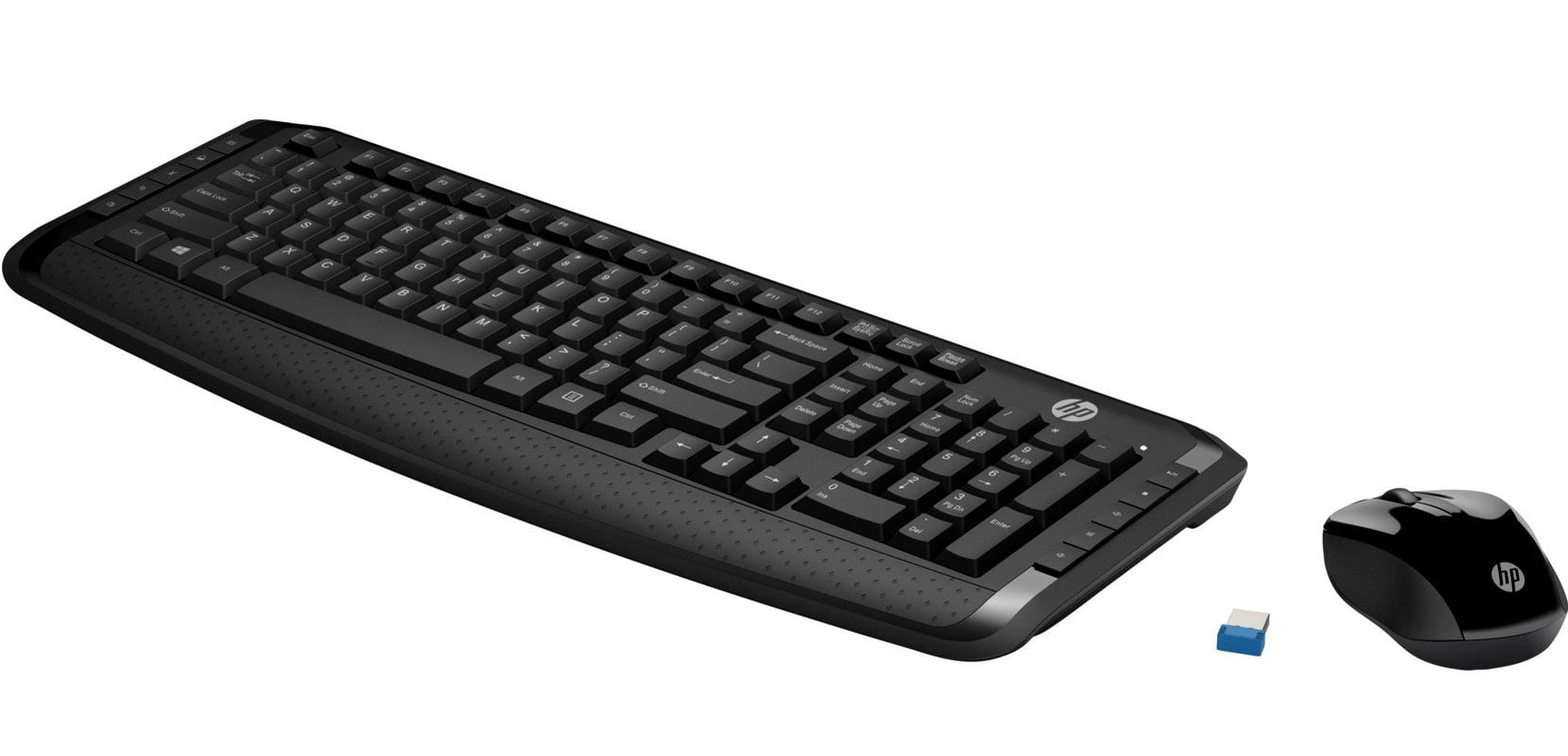 Hp Wireless Keyboard And Mouse Combo 2 4 Ghz Wireless Connection 12 Keyboard Shortcuts Ten