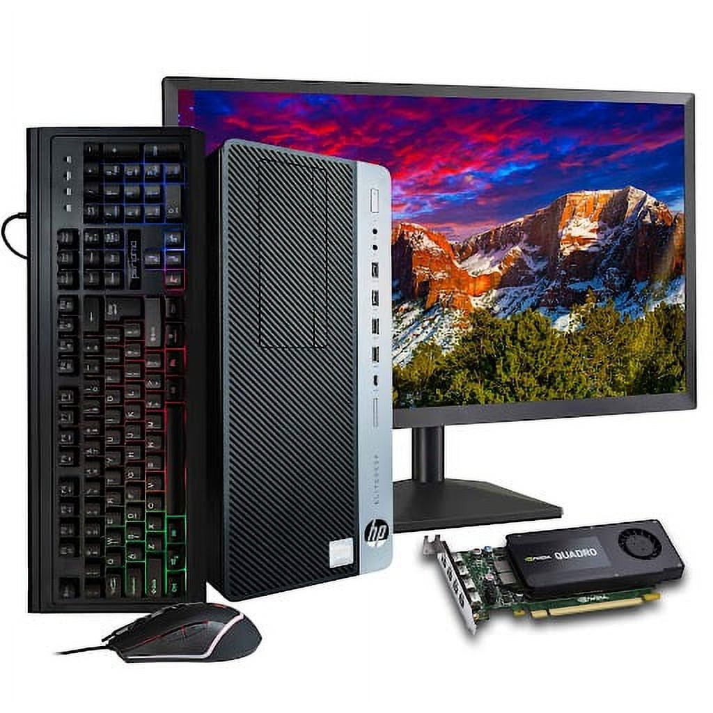 HP Workstation PC Desktop | Editing and Design | GeForce K1200 4GB GPU | Intel Core i7 | 16GB ...