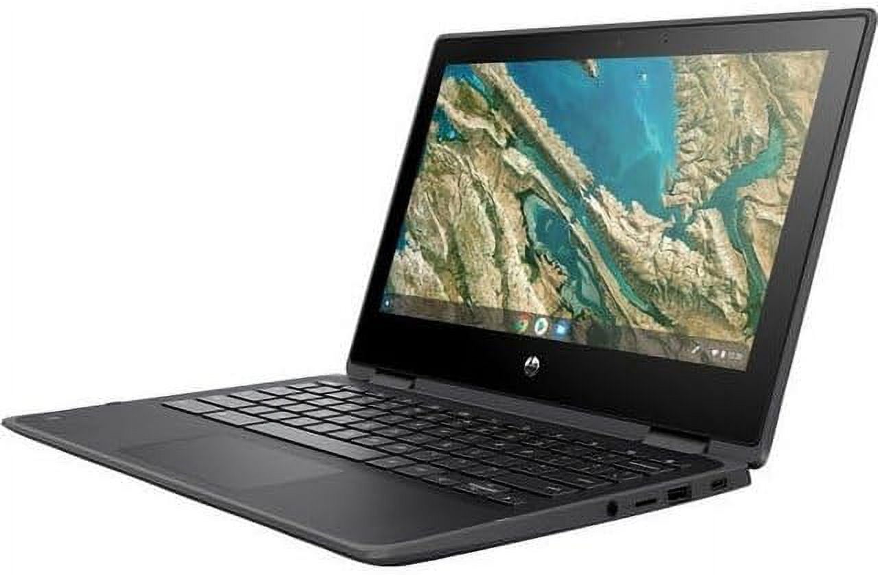 Pre-Owned HP X360 11.6" Touchscreen Chromebook Laptop, Intel Celeron N4020, 4GB, 32GB SSD, Black ...