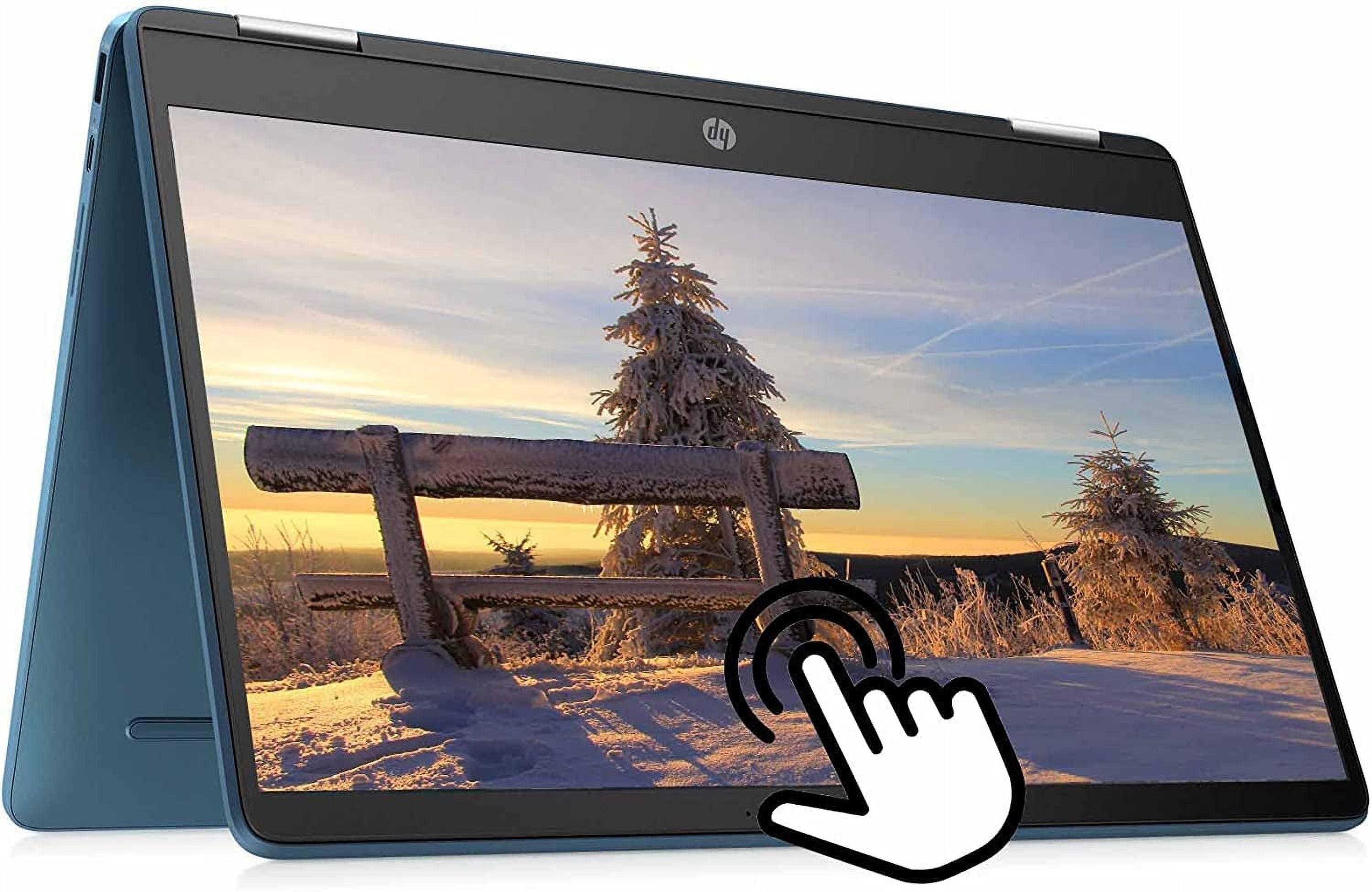 HP X360 14" HD Touchscreen 2-in-1 Chromebook, Intel Celeron N4120 ...