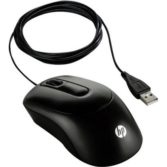HP X900 V1S46AA Black 1 x Wheel USB Wired Optical 1000 dpi X900 Wired ...