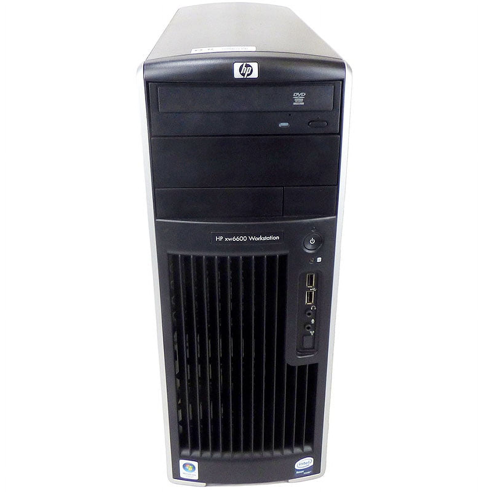HP XW6600 Workstation 2.3GHz XQC 8GB 500GB DVD Win 10 Pro 64 Tower ...