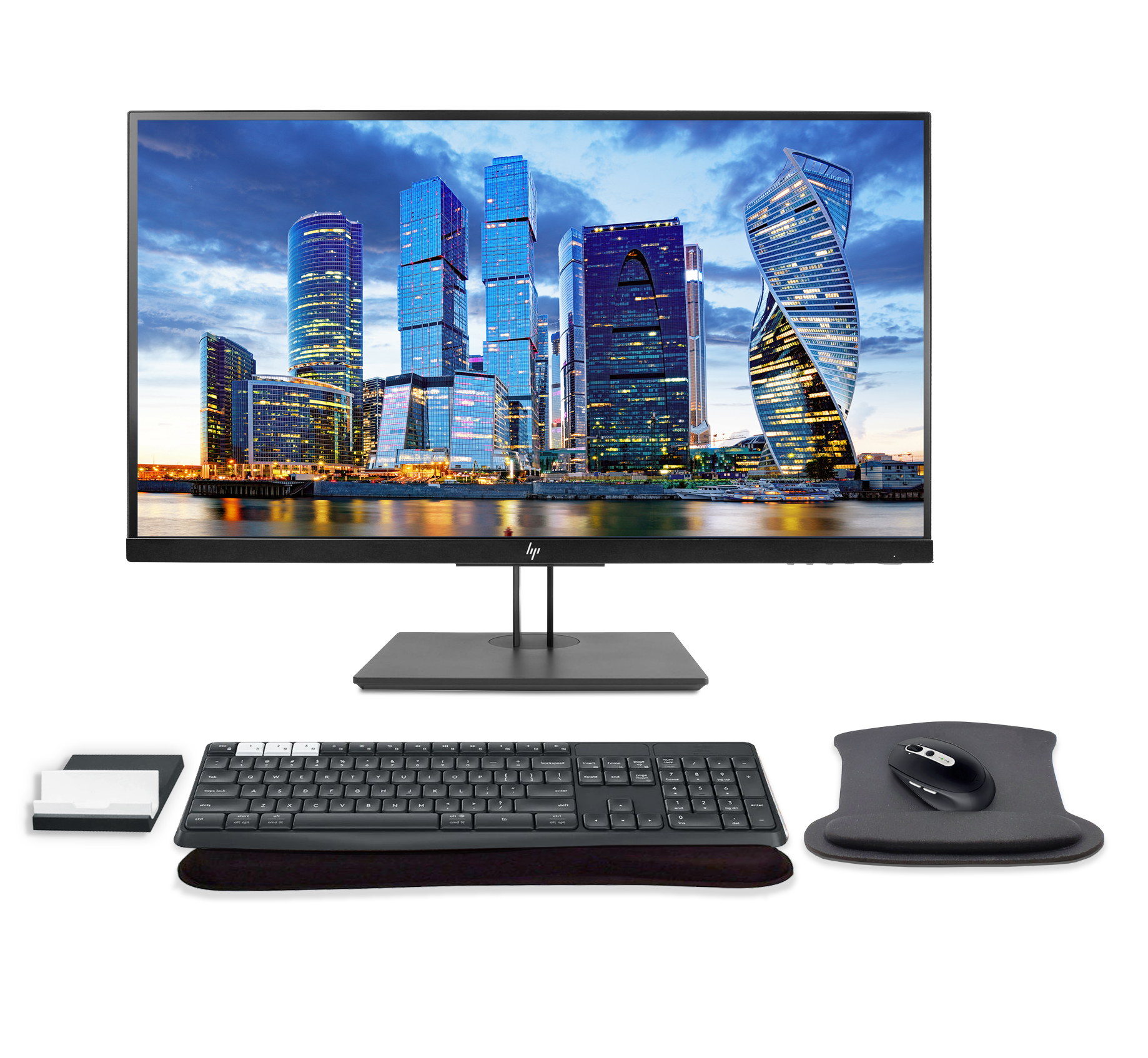 HP Z27 27 Inch 4K UHD Multi-Device Monitor Bundle with USB-C, HDMI ...