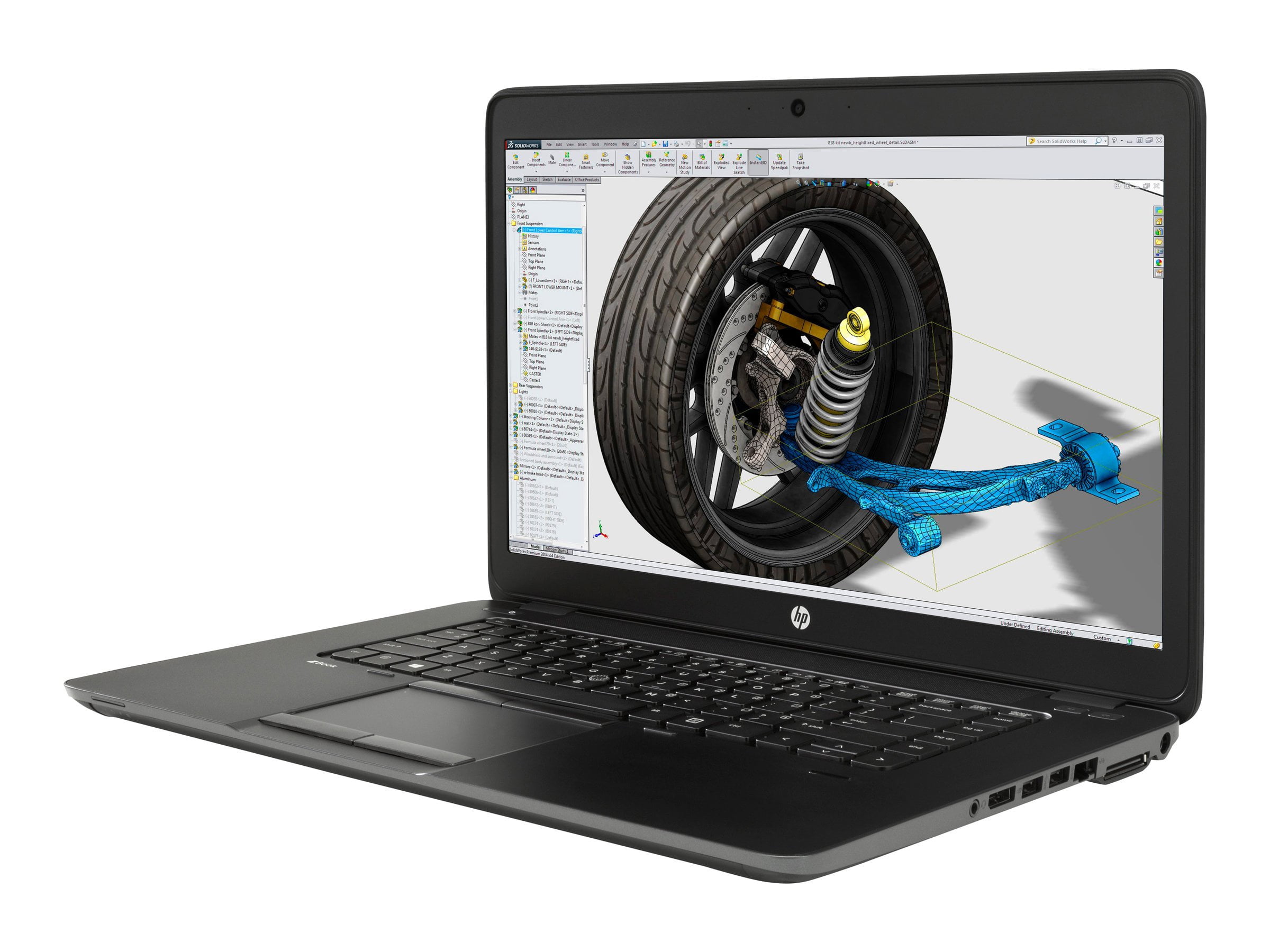 HP ZBook 15u G2 16-Inch LED Notebook-2.40 GHz - Graphite - 8 GB RAM ...