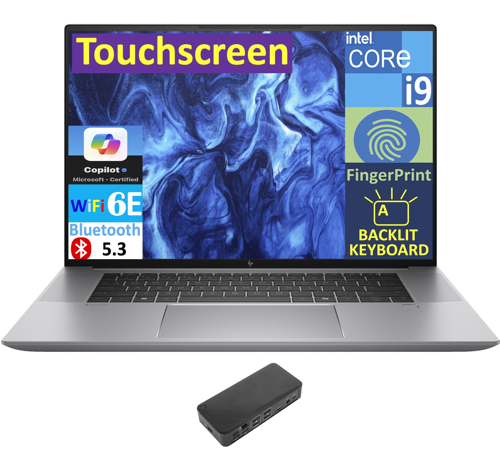 HP ZBook Studio G10 Business Laptop 16.0in Touchscreen OLED 4K Display (Intel i9-13900H, 64GB ...