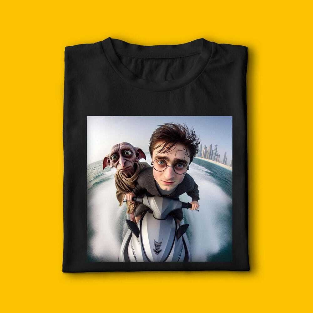 HP and Dobby Magical Wizard Apparel Fantasy Funny Movie Unisex Shirt ...