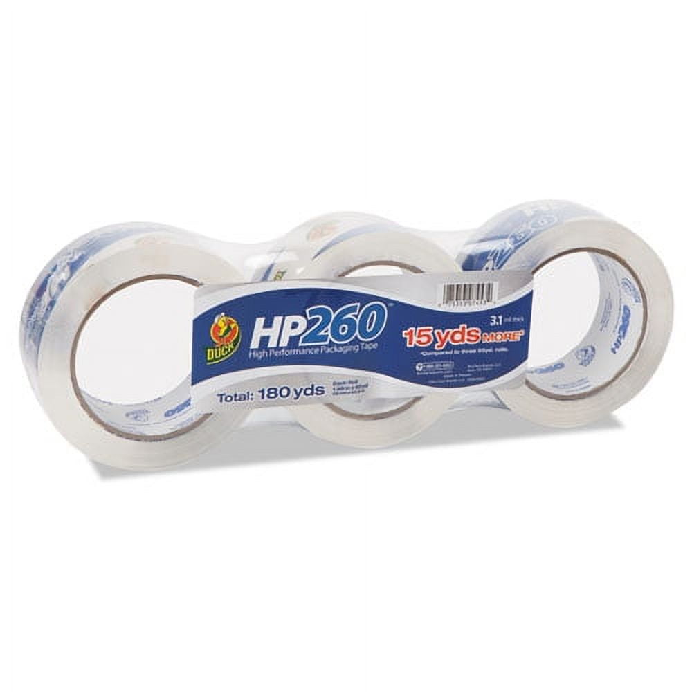HP260 Packaging Tape, 3" Core, 1.88" X 60 Yds, Clear, 3/pack | Bundle ...