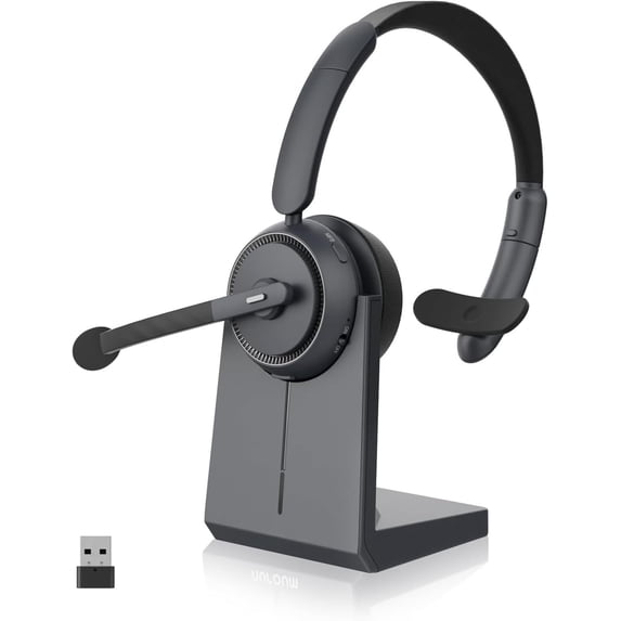 HP31S(2nd Gen) Single Ear Headset with Mic, Headset with Noise ...