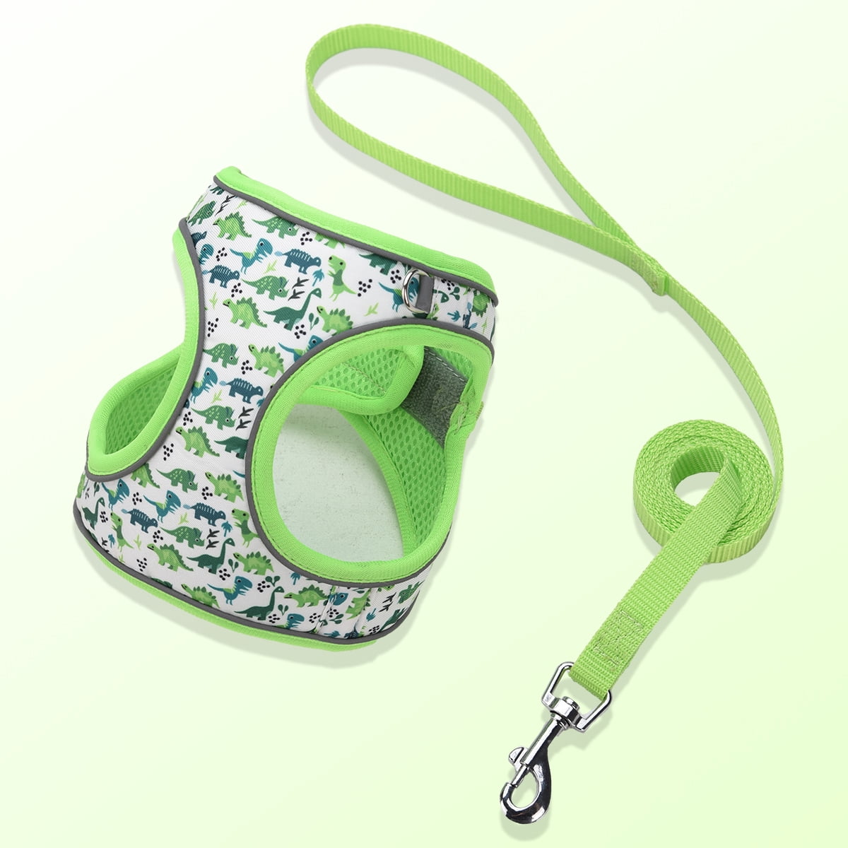 HP407--bee/dinosaur printed pet dog&cat harness, with 1.5-meter dog ...