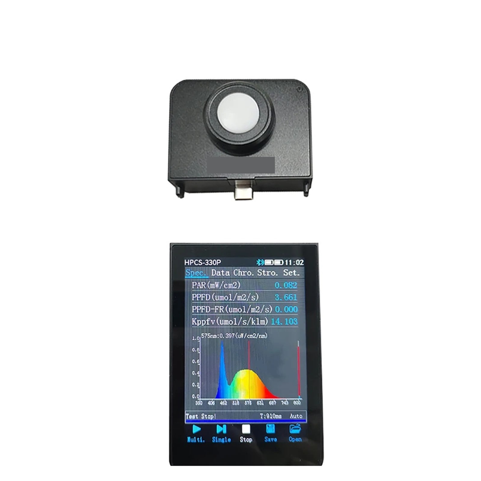 HPCS-330P Light Spectrometer PAR Meter PPFD Analysis - Walmart.com