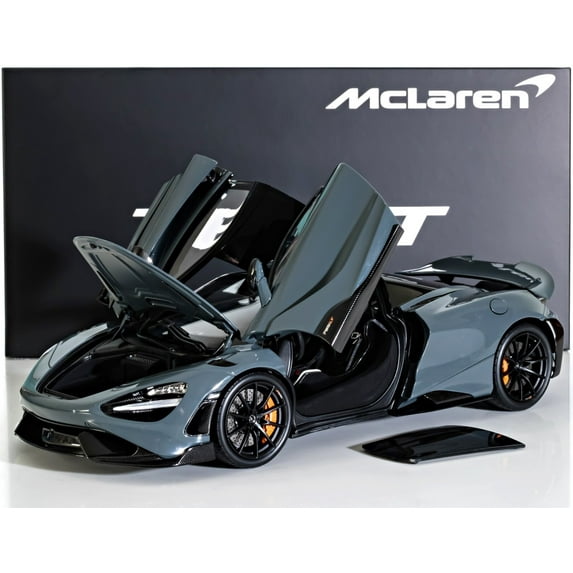 HPD 18001 1:18 McLAREN 765LT (CHICANE EFFECT) GRAY L.E. OF 600 DIECAST ...