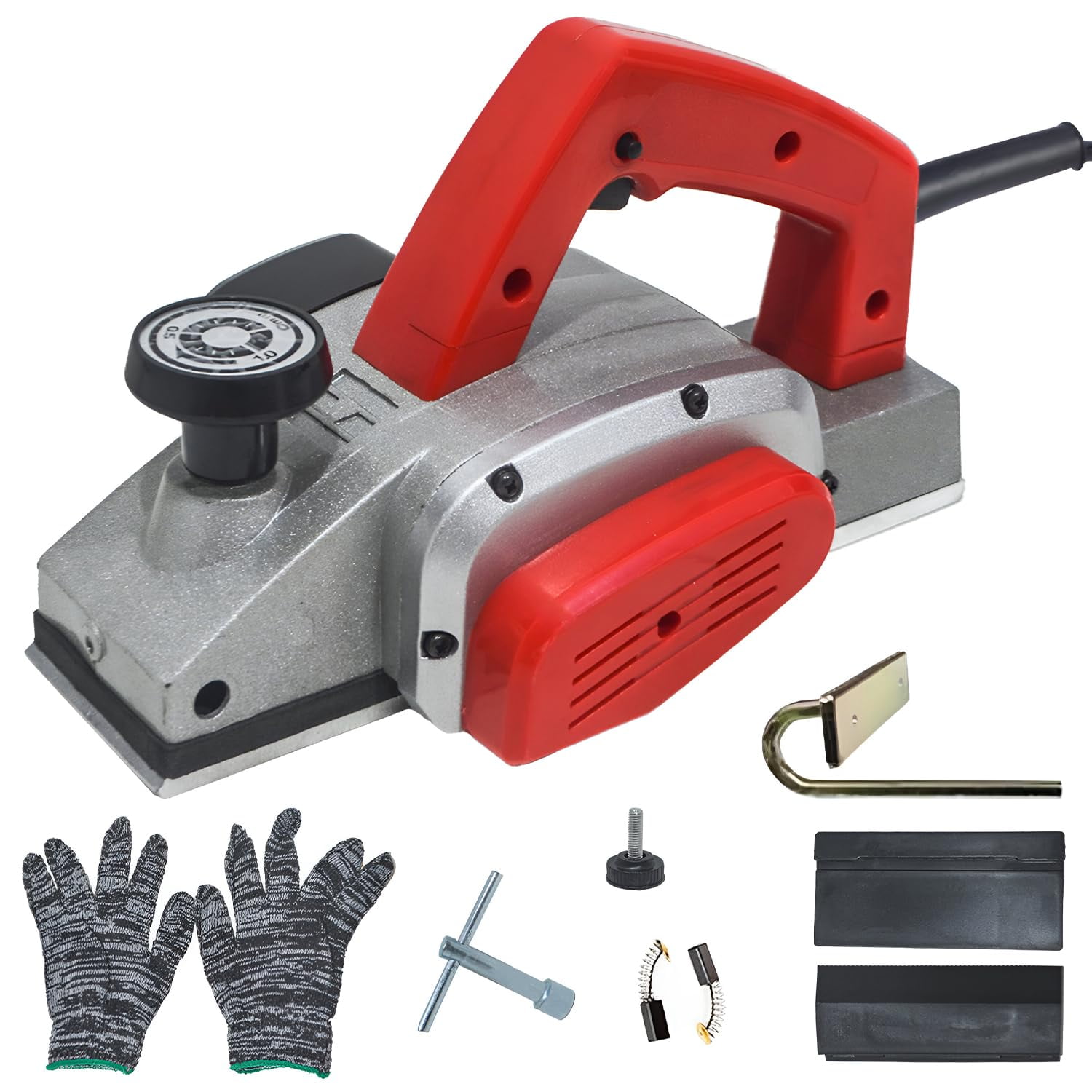 HPD Shakti 82mm Electric Wood Planer 600W HighSpeed 16000 RPM with Free ...