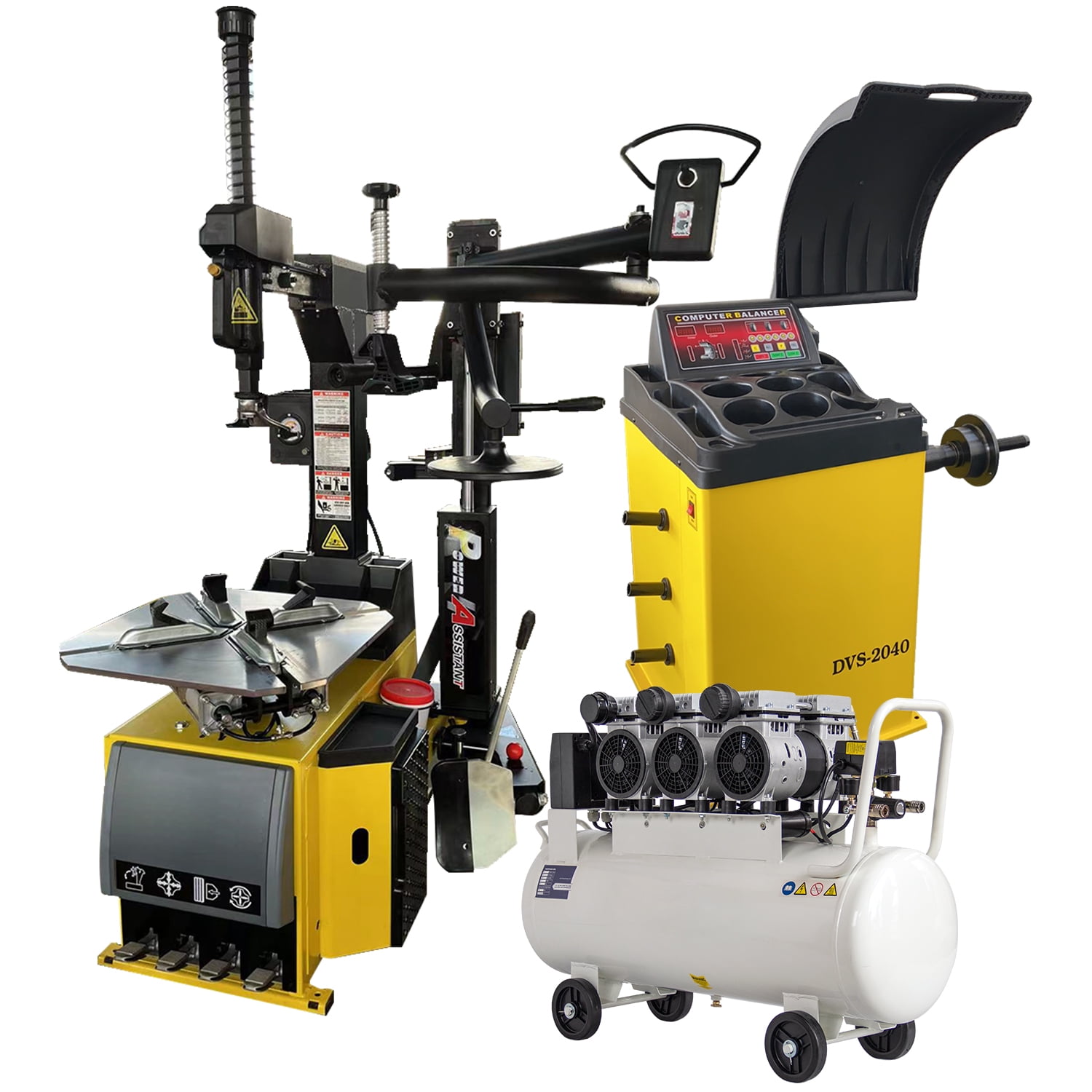 HPDAVV 24'' Rim 1.5HP Tire Changer w/Assist Arm and 24'' Rim Tire ...