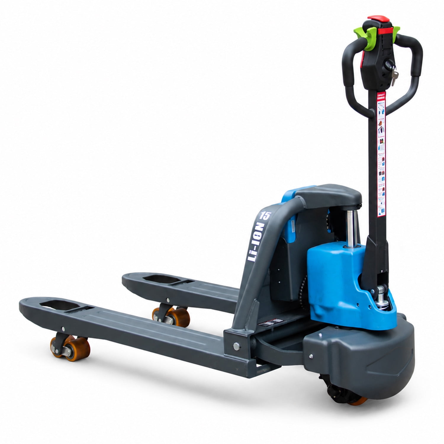 HPDAVV 3306 lbs Li-Ion Electric Pallet Jack, 48" Fork Electric Pallet ...