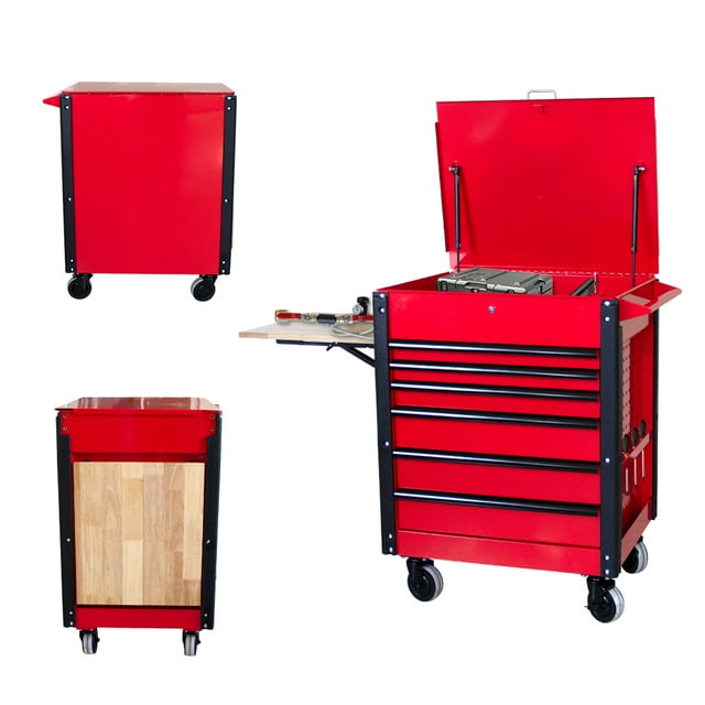 HPDAVV 6 Drawers Rolling Tool Cart 1000lbs, Multifunctional Tool ...