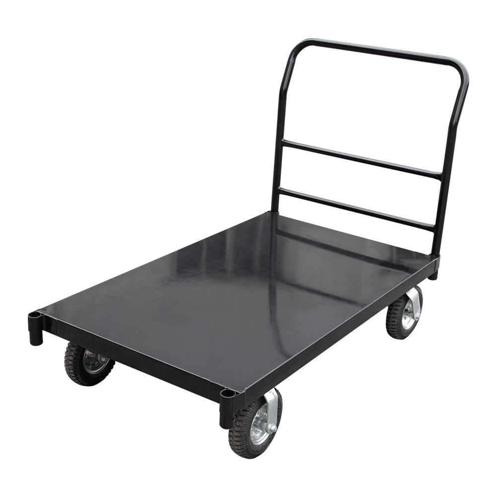 HPDAVV Steel Platform Truck/Smooth Deck Platform Truck Industrial Push ...