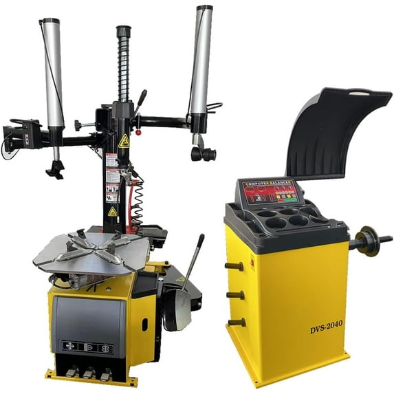 HPDAVV Tire Machine and Tire Balancer Machine Combo, 24'' Rim 1.5HP ...