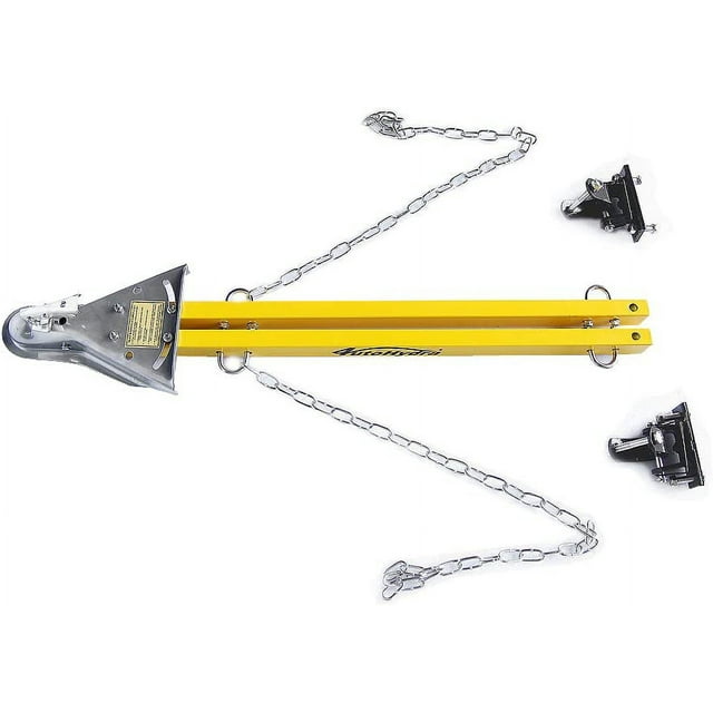 HPDAVV Adjustable Tow Bar Kit, 5000lb Capacity, Yellow, for Hitch ...