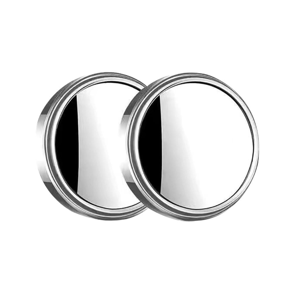HPDL 1 Pair Glass Lens Blind Spot Mirrors Round 360 Side Rear View ...