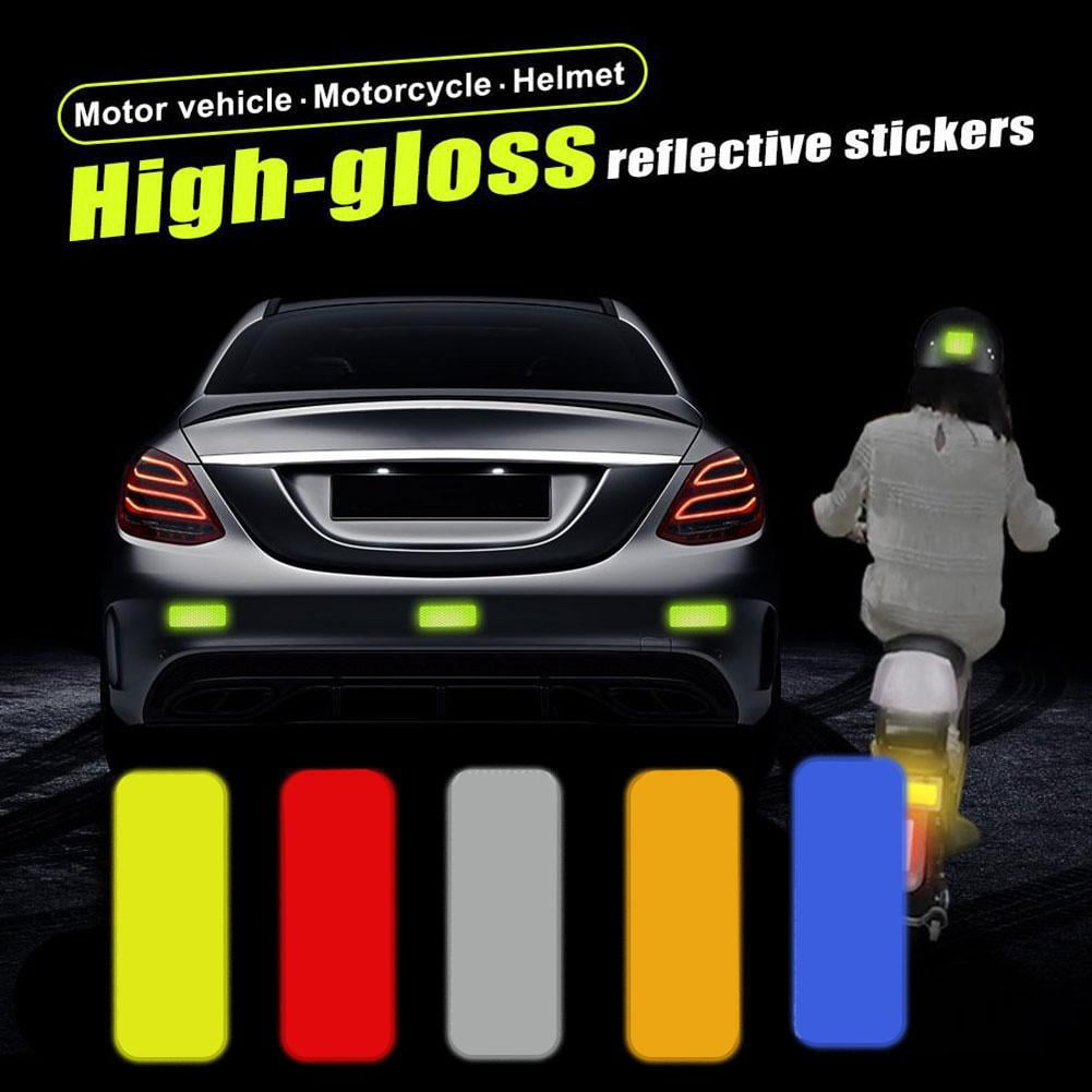 HPDL 10 Pcs Car Reflective Stickers Multifunctional Body Reflective ...
