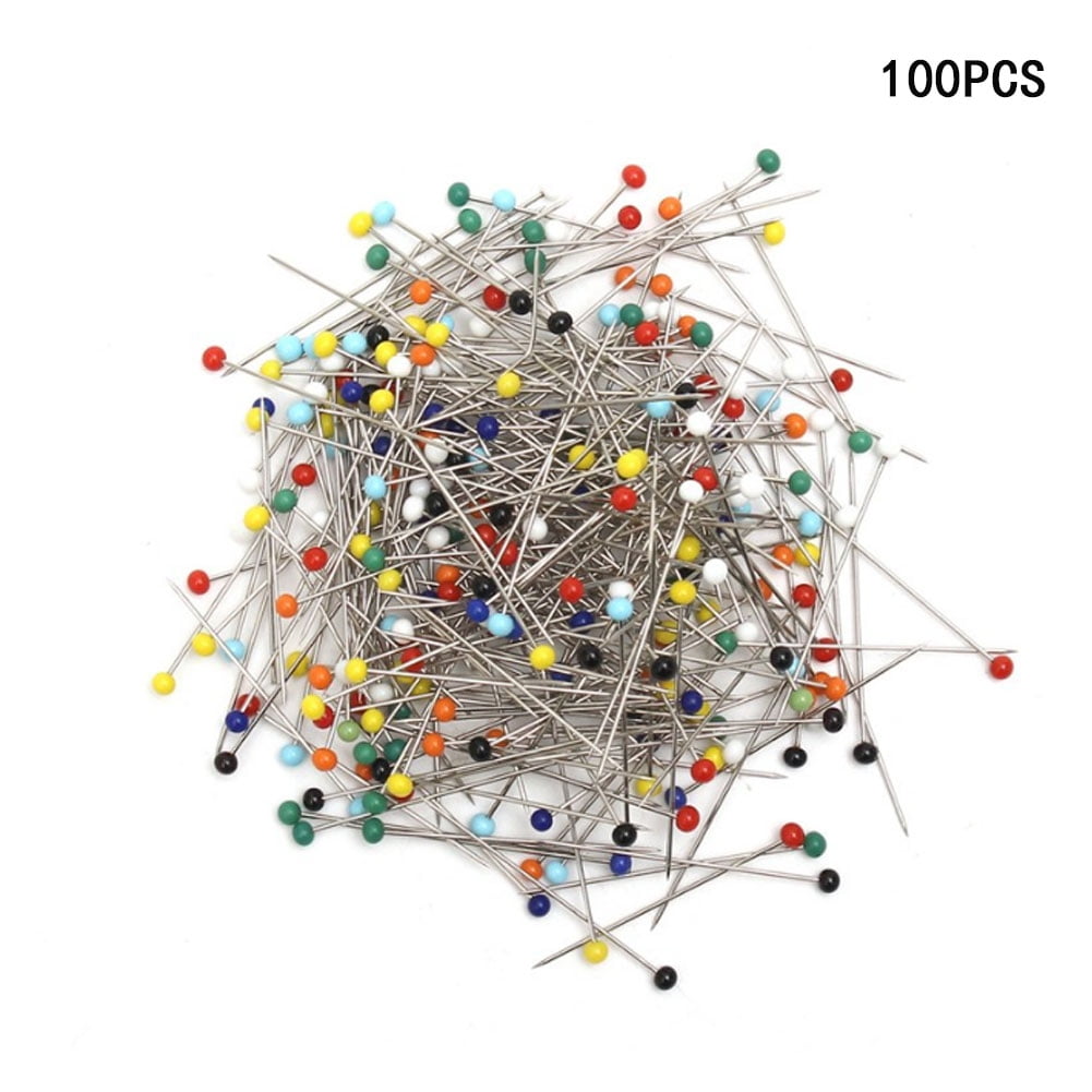 HPDL 100pcs Mixed Color Head Dressmaking Weddings L6C0 SewingPi C1J6 ...